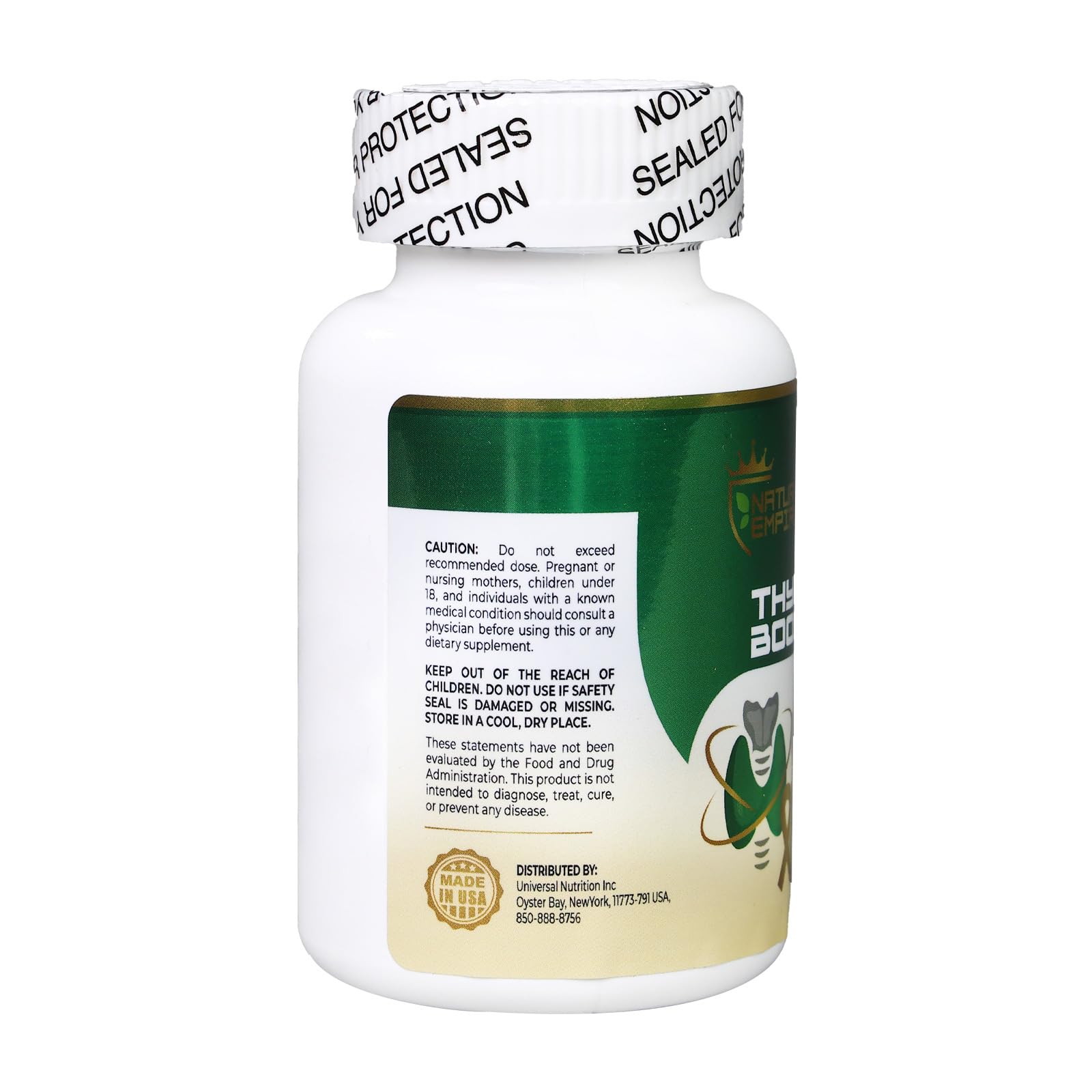 Comprehensive thyroid support vitamins