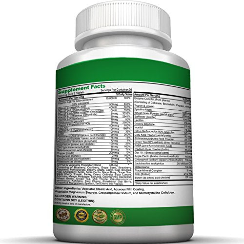 Comprehensive vitamin and mineral support