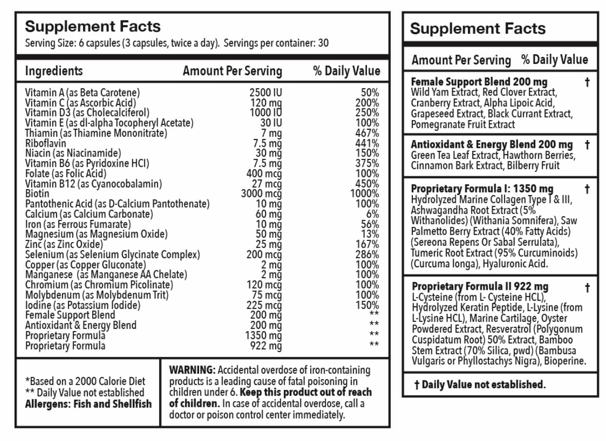 comprehensive vitamin blend for health