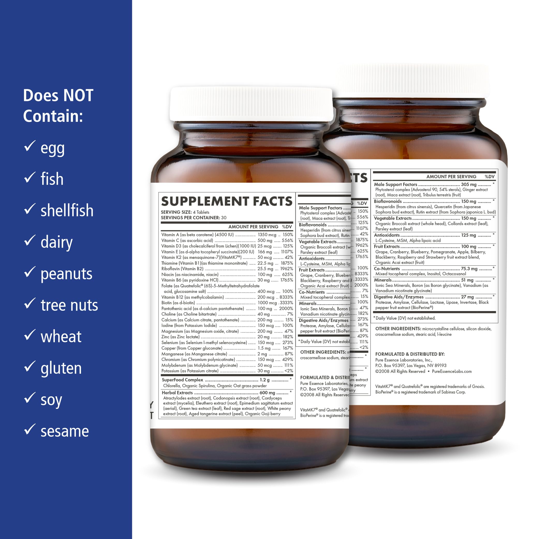 comprehensive vitamin blend for men