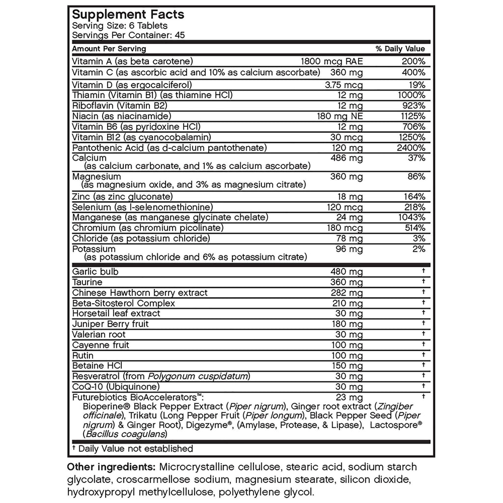 comprehensive vitamins for overall health