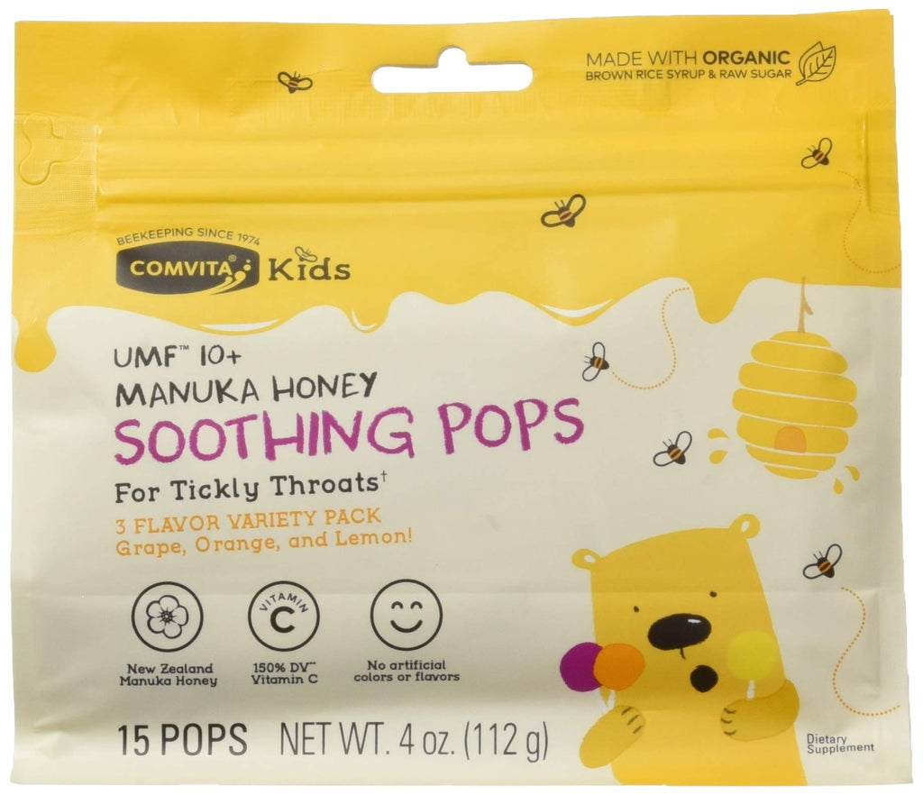 Comvita Kids Soothing Pops grape flavor