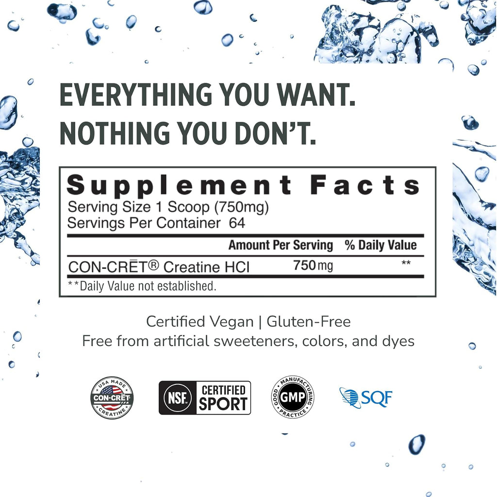 CON-CRET creatine for strength training