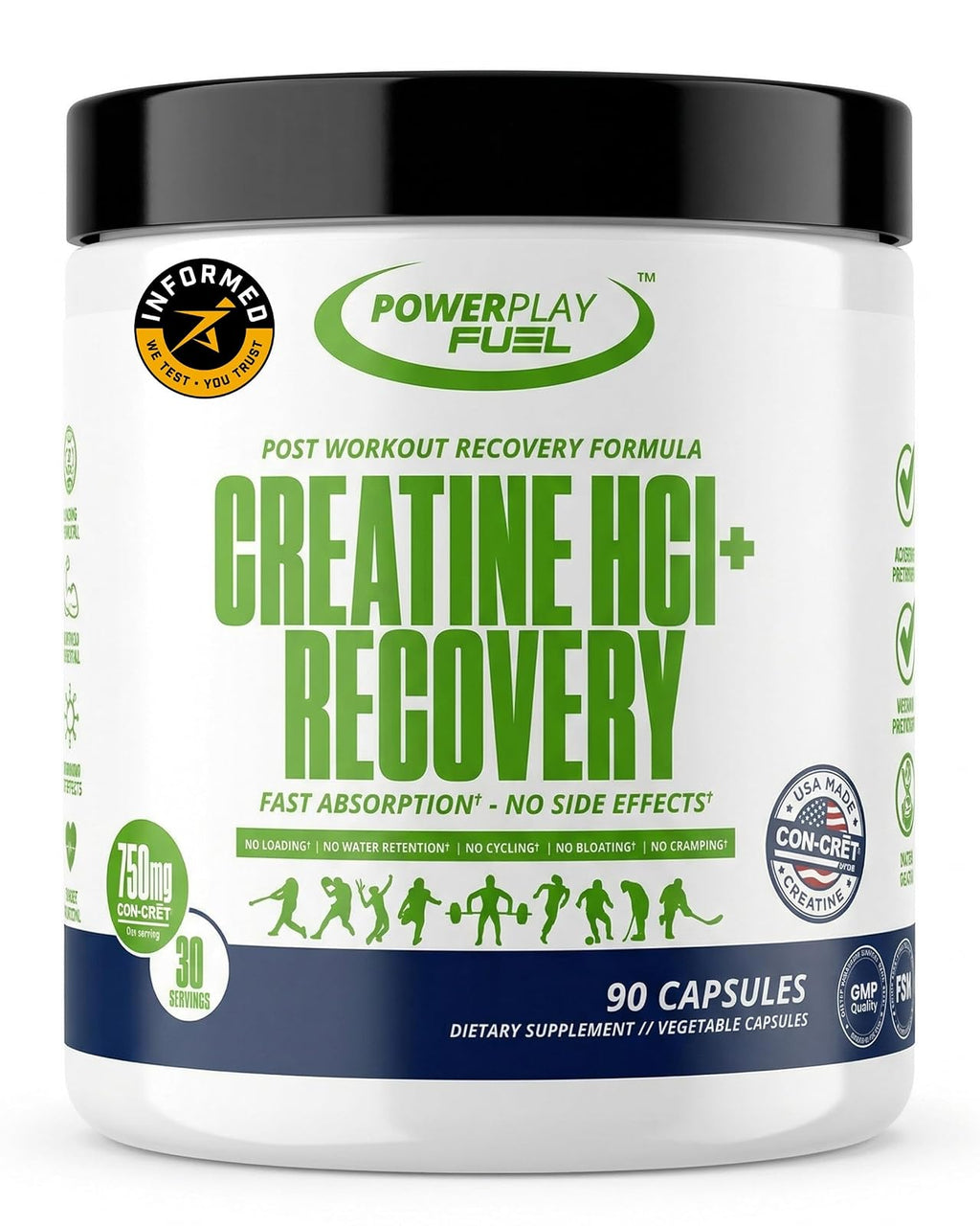 CON-CRET Creatine HCl capsules
