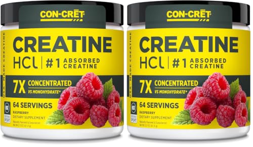 CON-CRET creatine HCl powder raspberry flavour