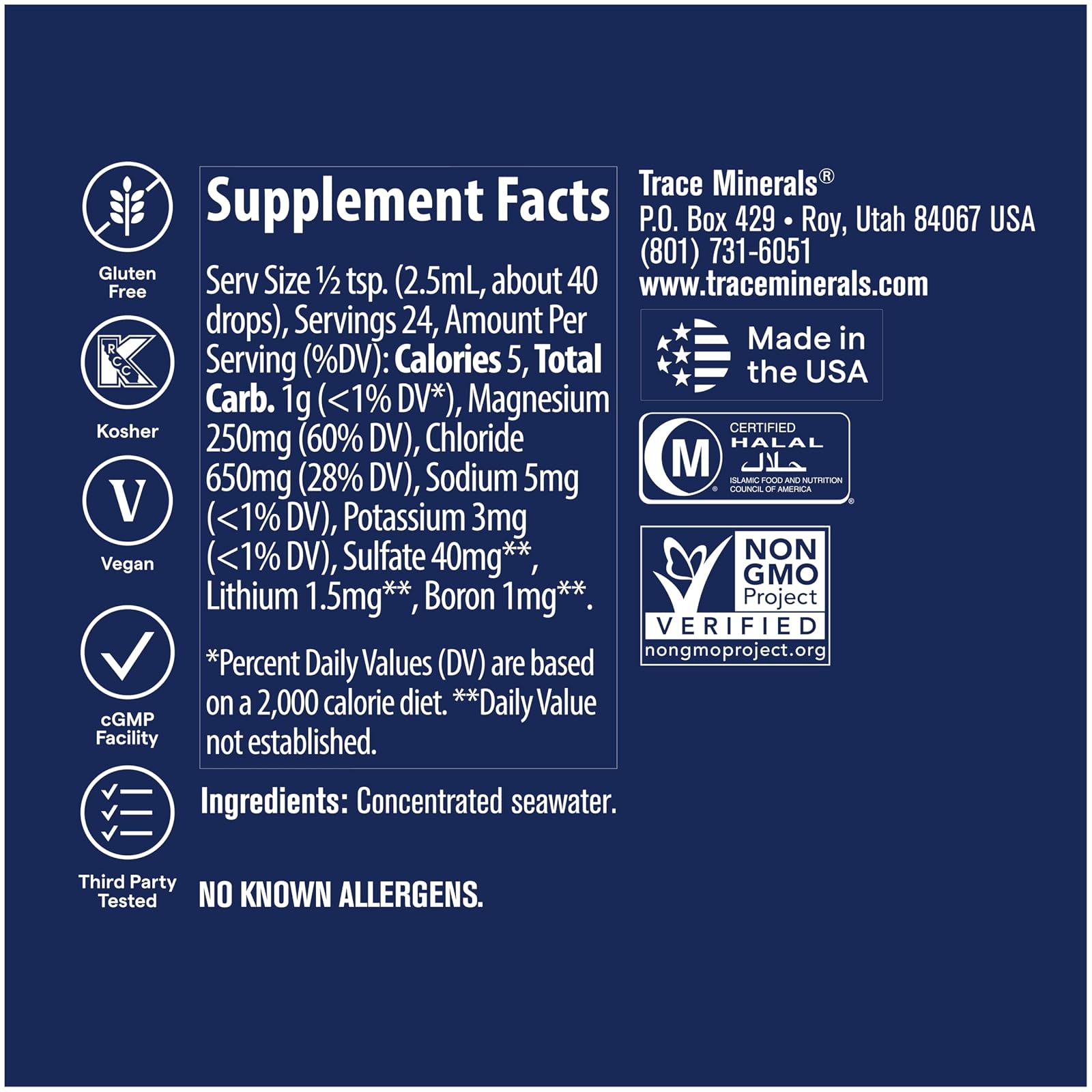 concenTrace mineral drops for energy