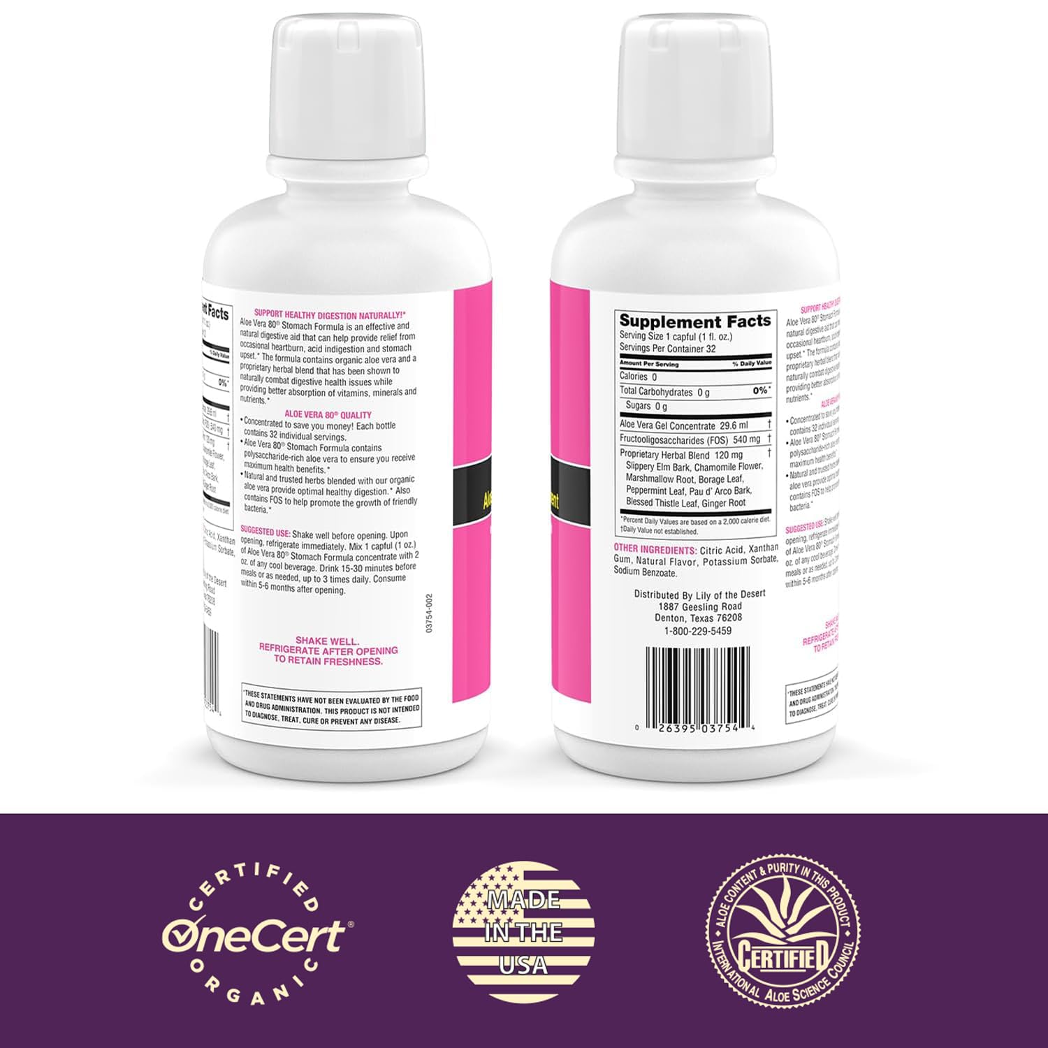 concentrated aloe vera juice for digestion
