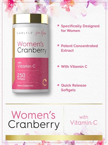 Concentrated cranberry supplement for women