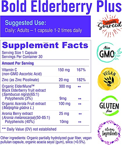 Concentrated elderberry for immune support
