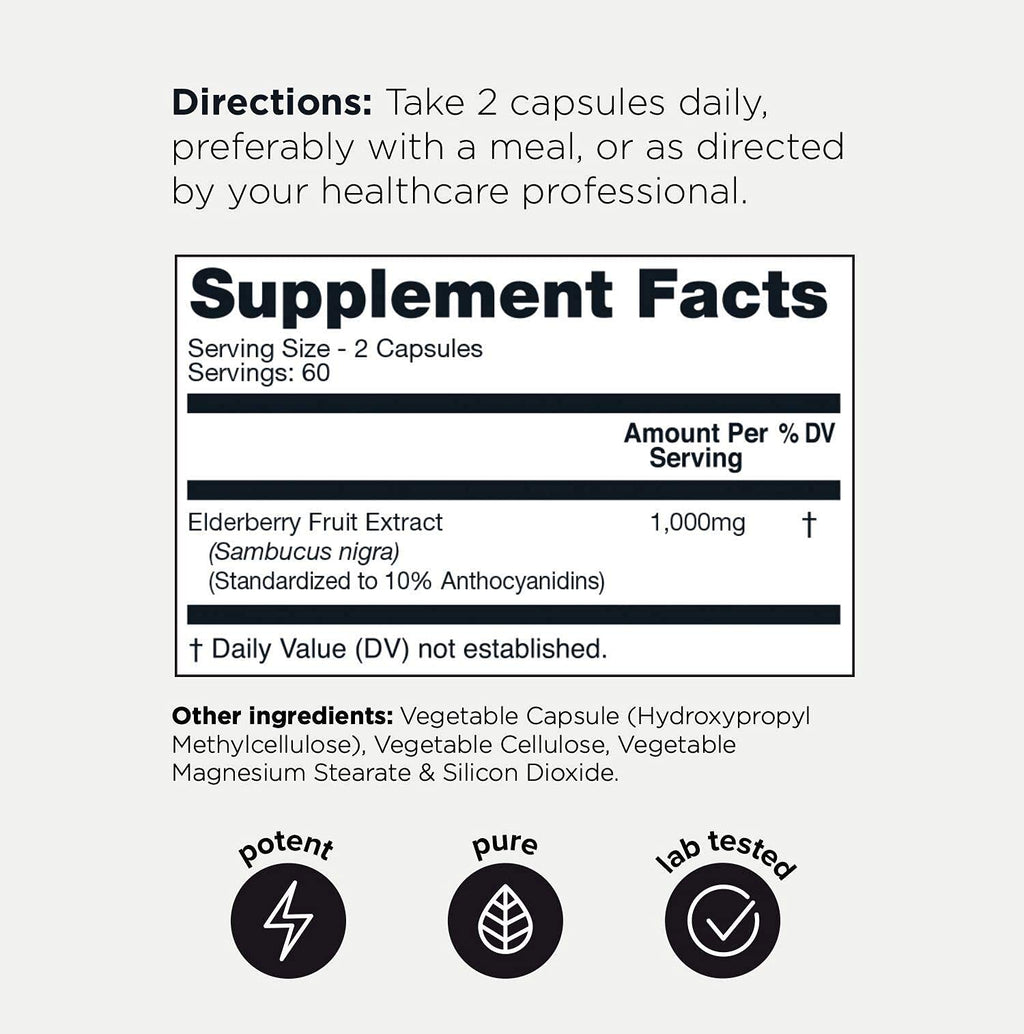 concentrated elderberry formula benefits