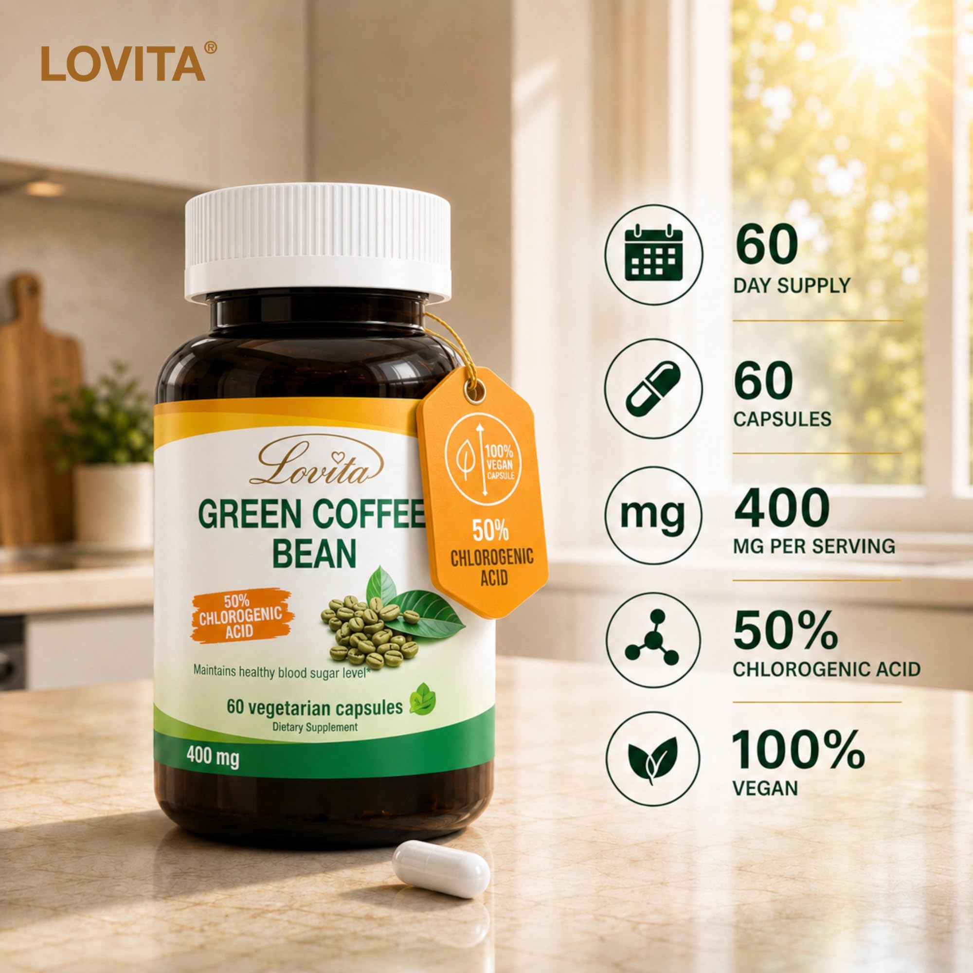 concentrated green coffee for vitality