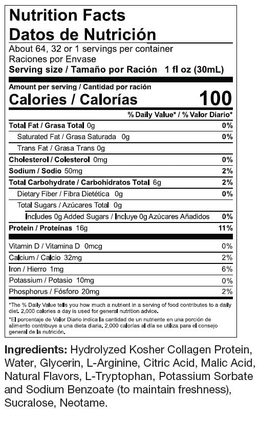 concentrated liquid protein supplement