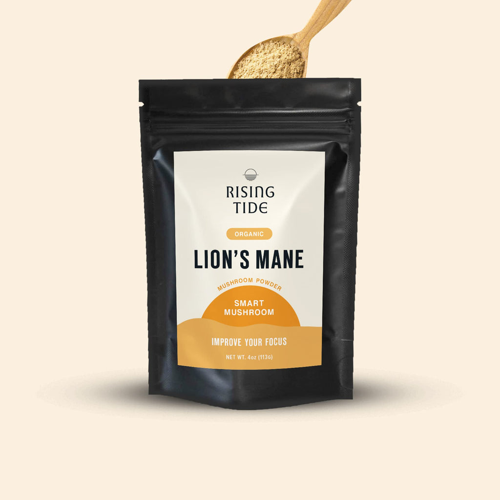 Concentrated mushroom powder for cognitive support