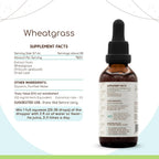 concentrated wheatgrass herbal supplement