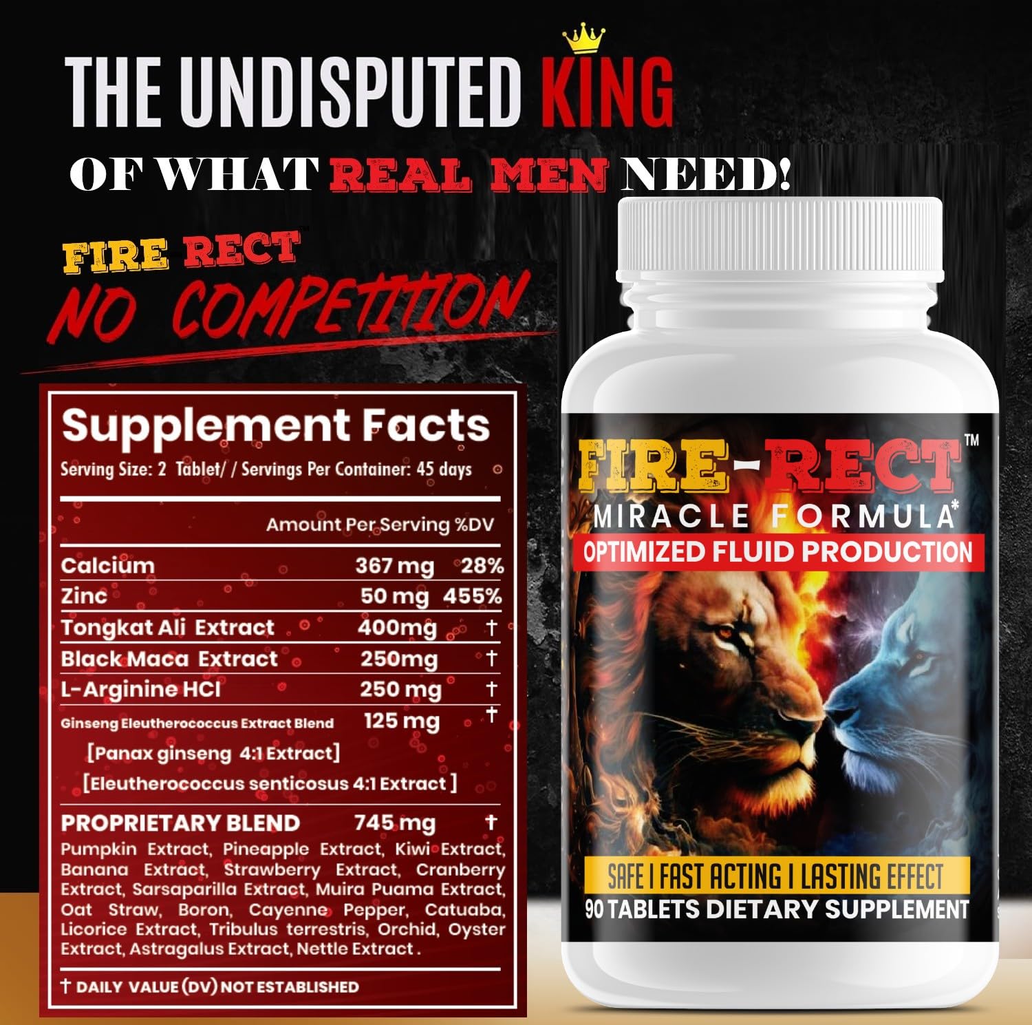 Conception fertility supplements for men