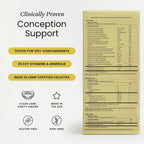 Conception prenatal vitamins for women
