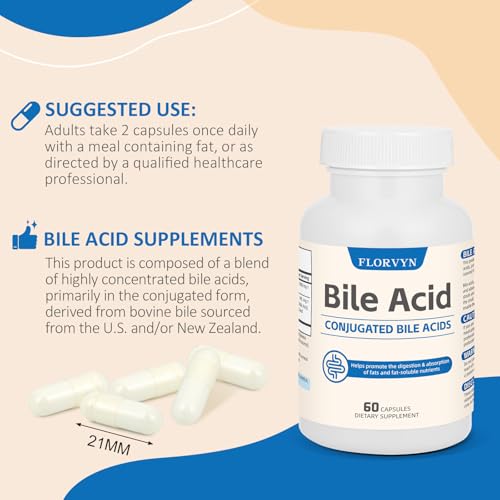 Conjugated bile acids for nutrient absorption
