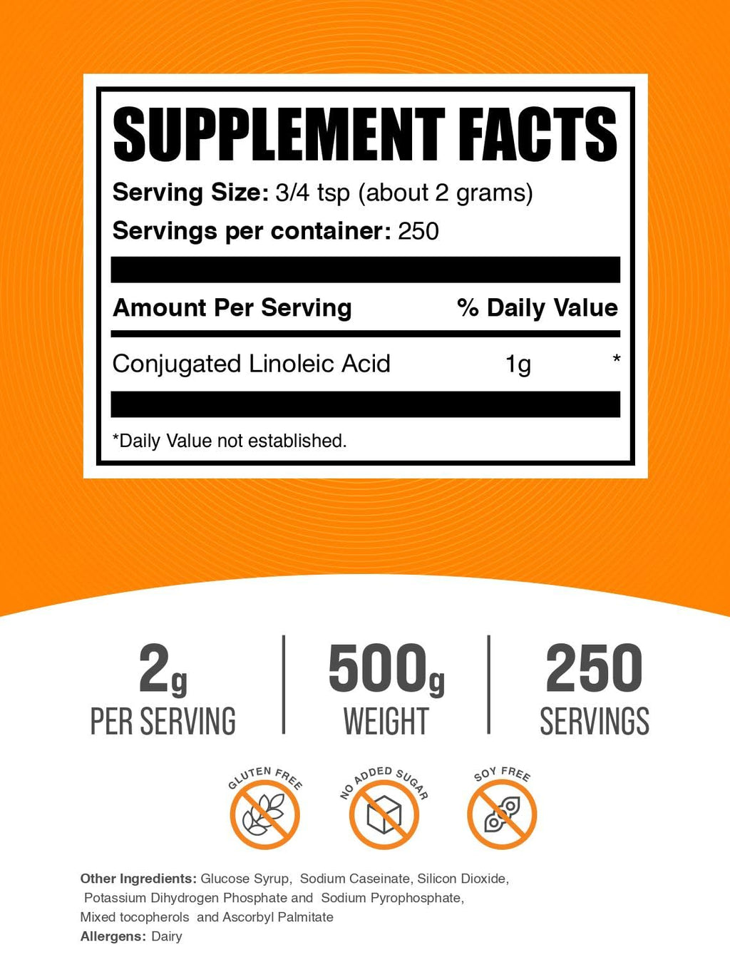 Conjugated Linoleic Acid for muscle support