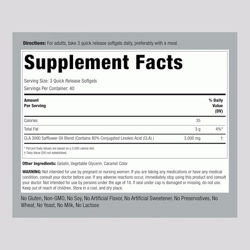 Conjugated Linoleic Acid softgels benefits