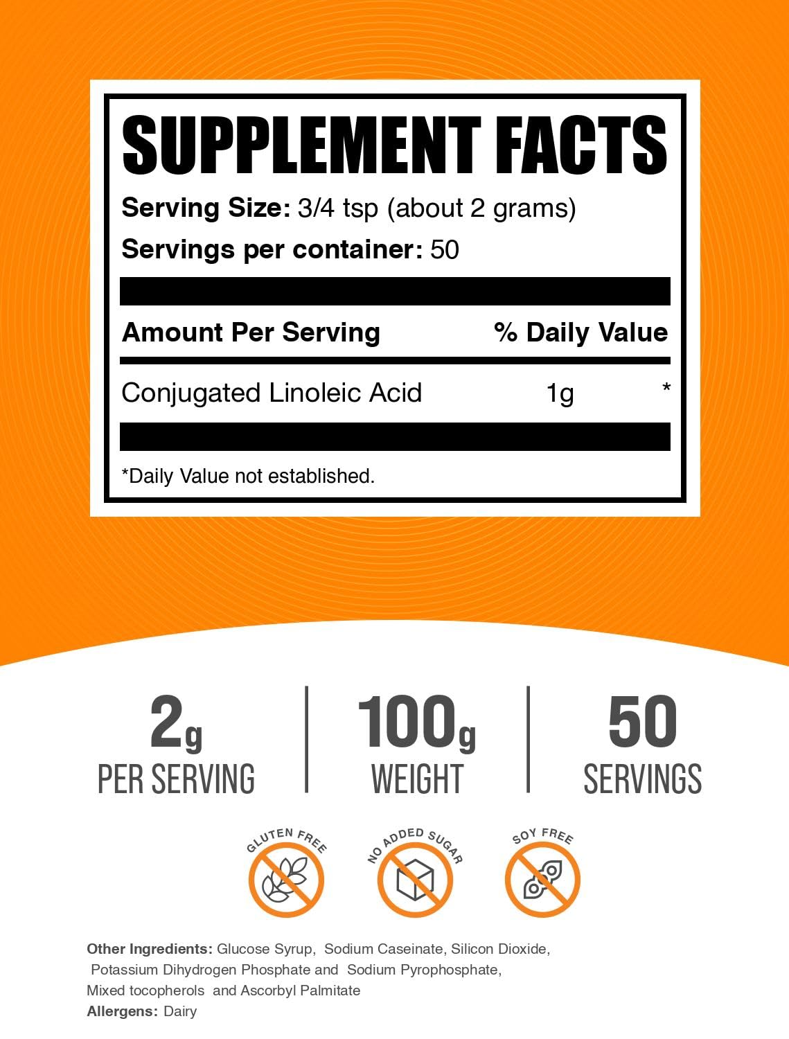 Conjugated Linoleic Acid supplement for fitness