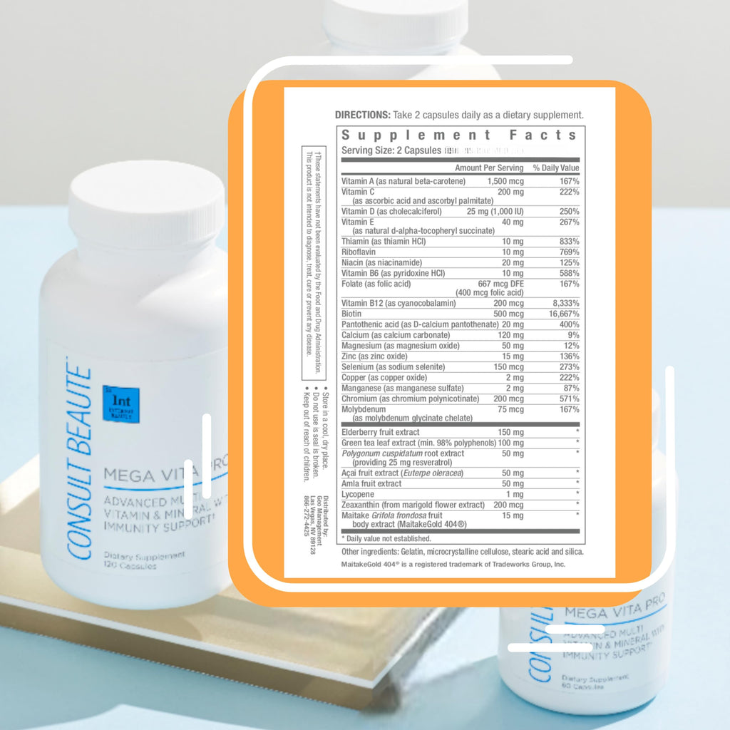Consult Beaute Mega nutritional supplement