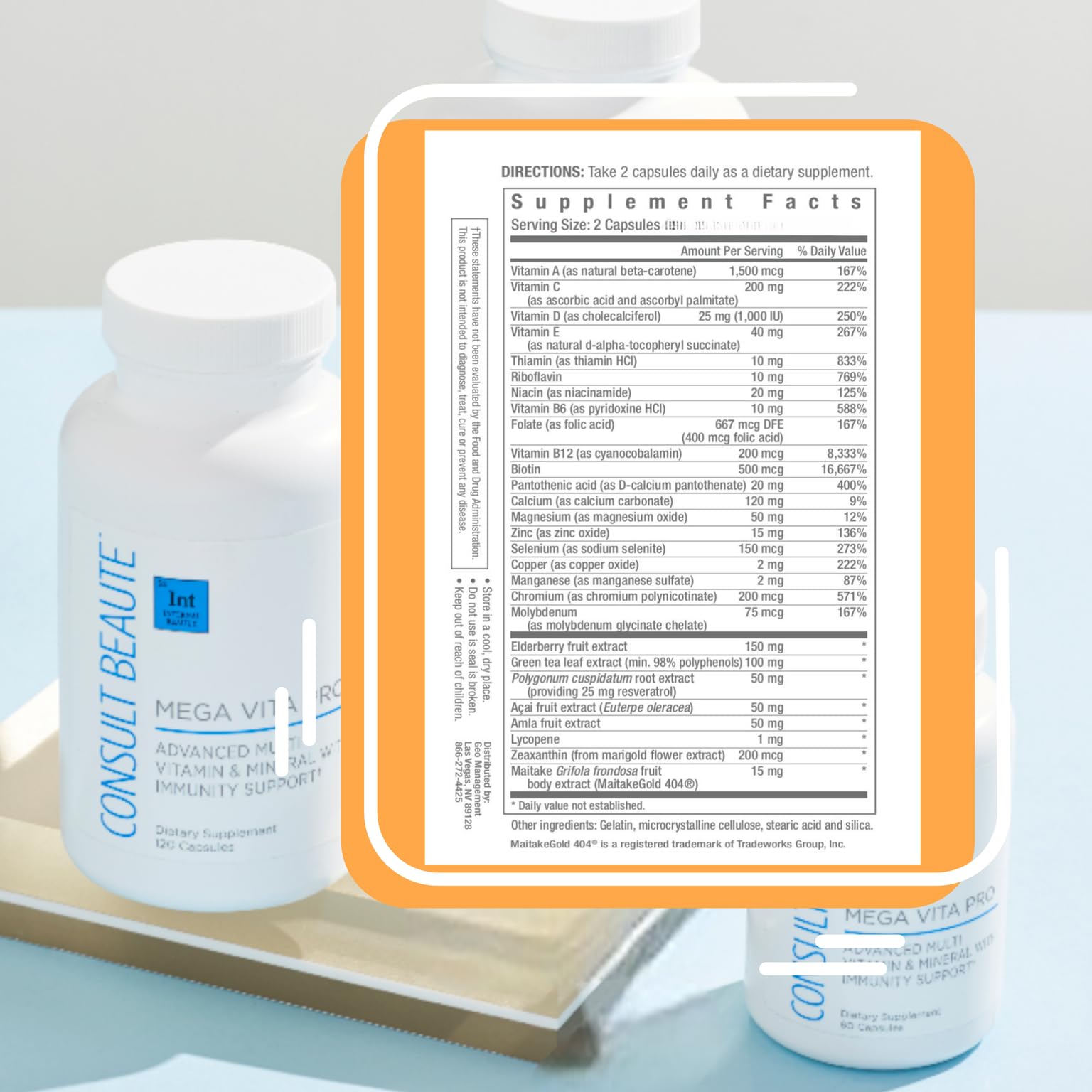 Consult Beaute Mega vitamins for everyday use