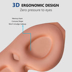 contoured eye cups for comfort