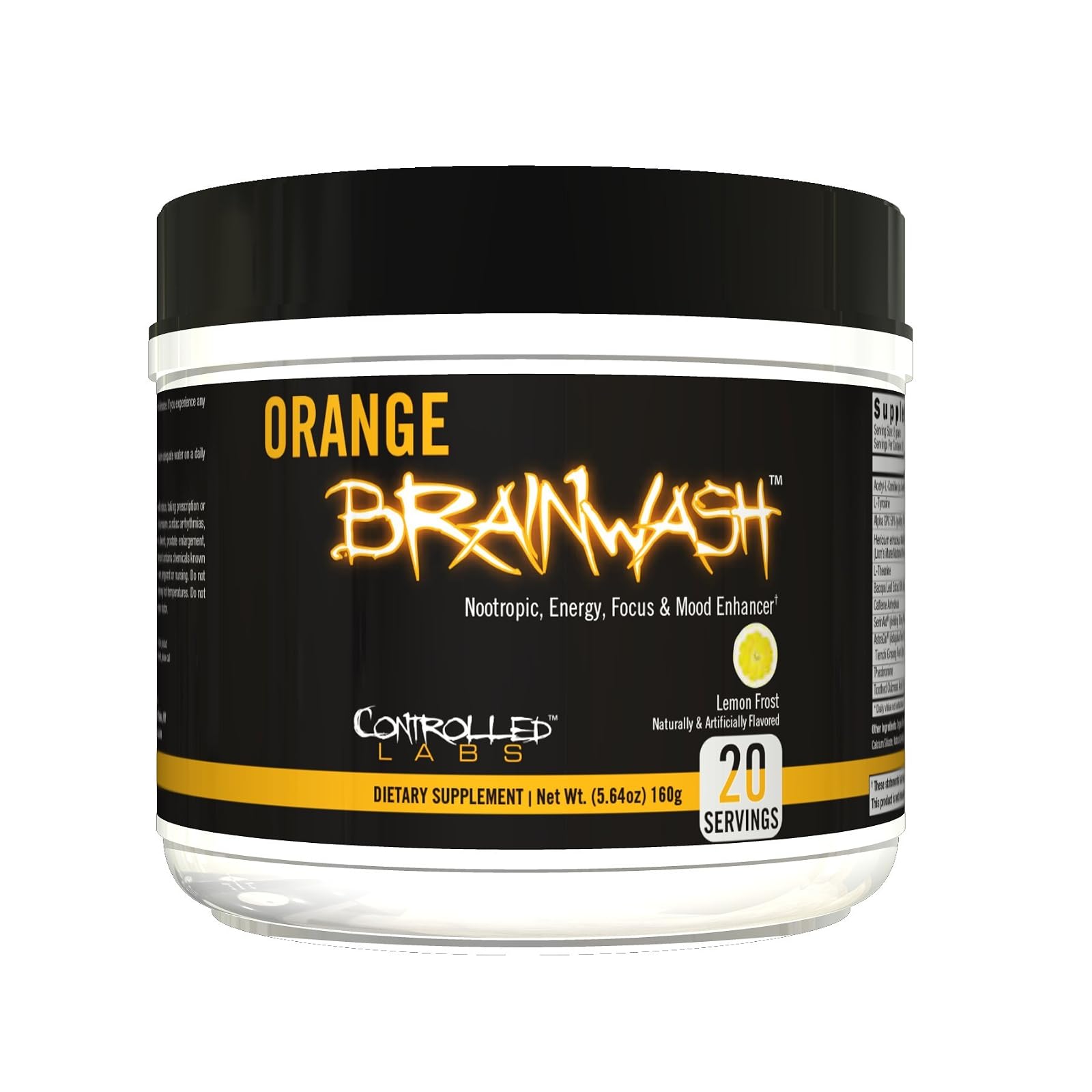CONTROLLED LABS Orange Brainwash energy booster