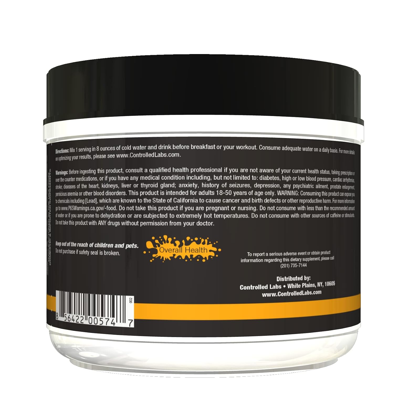 CONTROLLED LABS Orange Brainwash performance enhancer