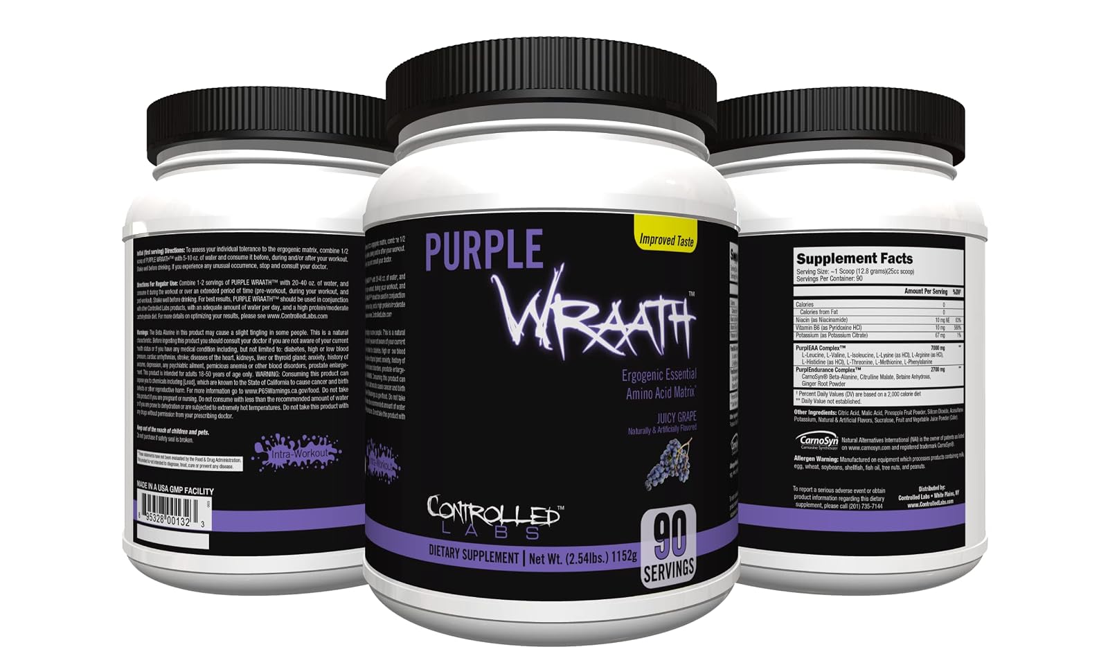 Controlled Labs Purple Wraath BCAA supplement
