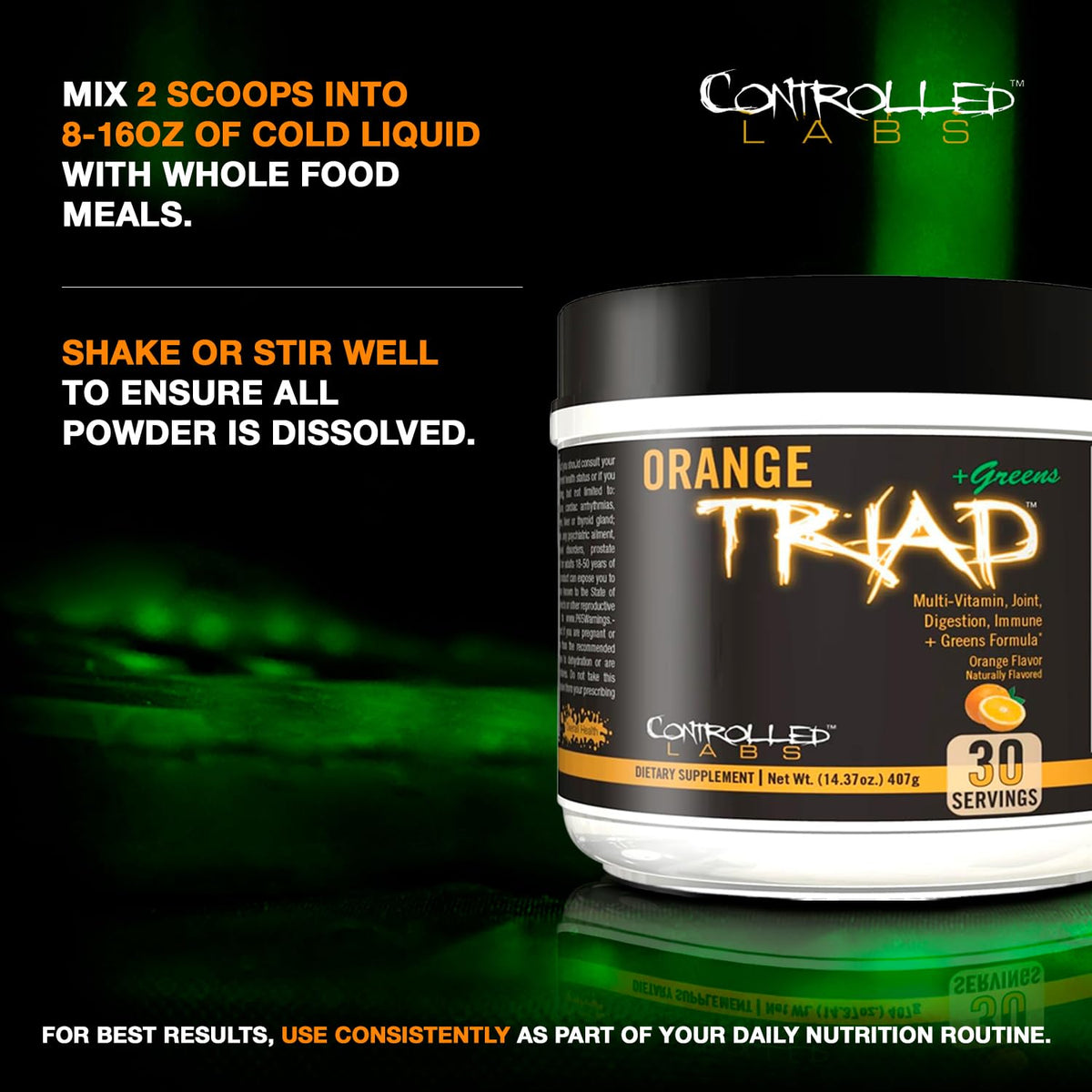 Controlled Labs vitamins for energy