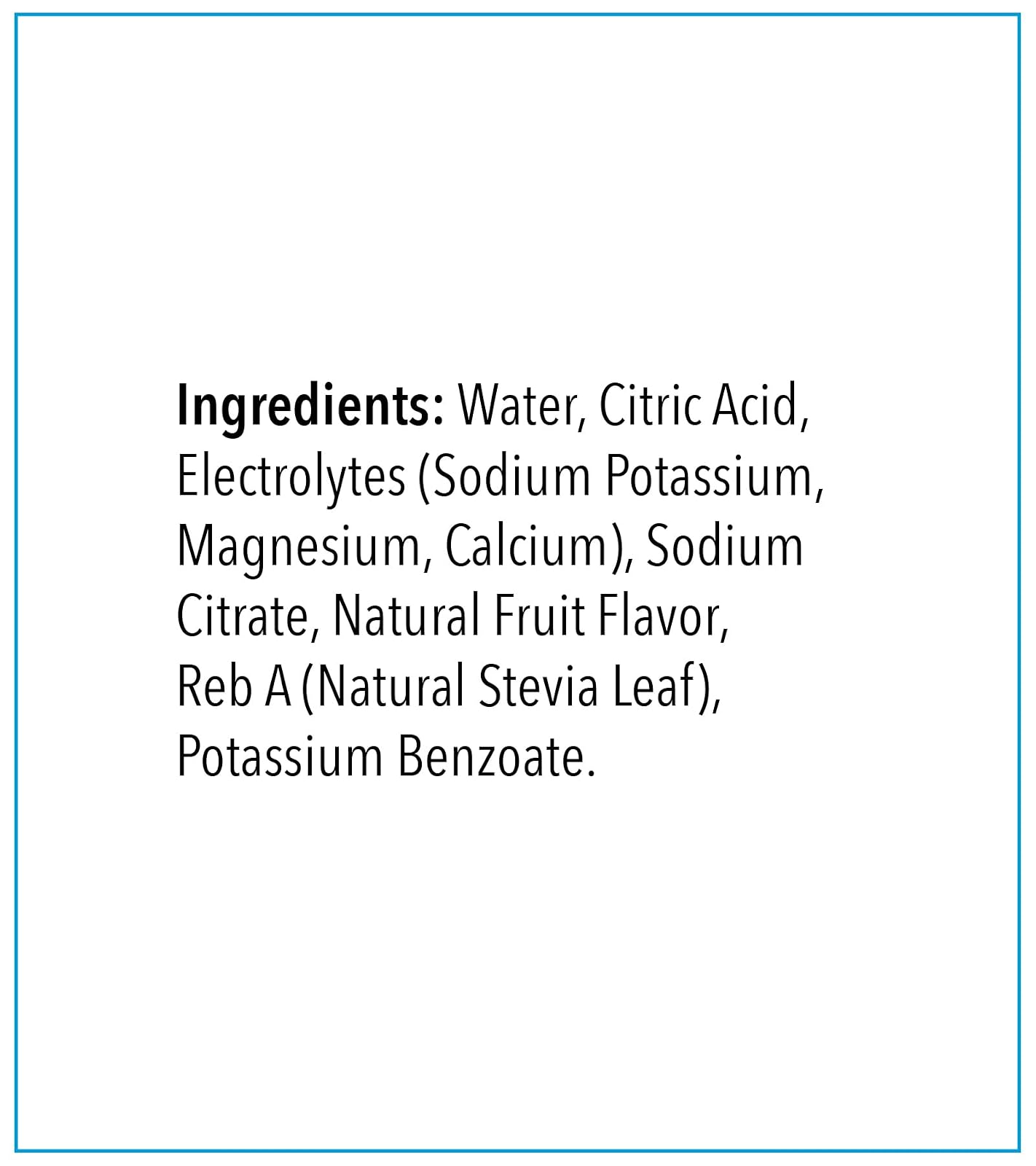 convenient 1 oz electrolyte servings