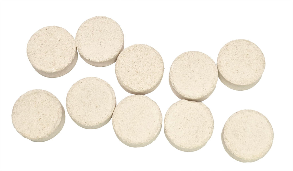 Convenient 10 count Whirlfloc Tablets