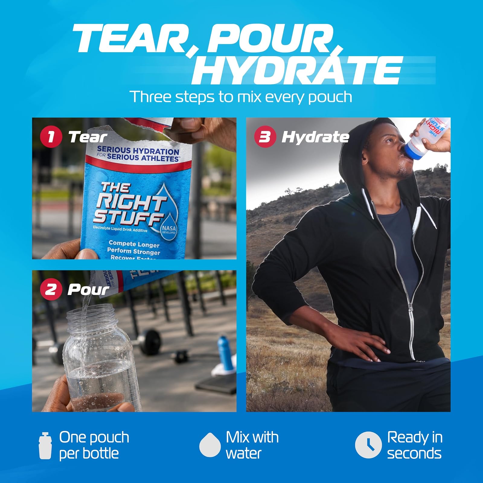 convenient 10 pack electrolyte solution