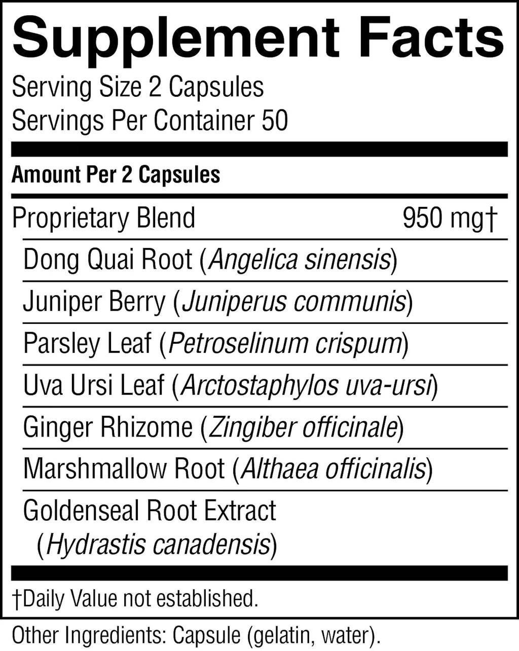 convenient 100 capsule vitamin supply