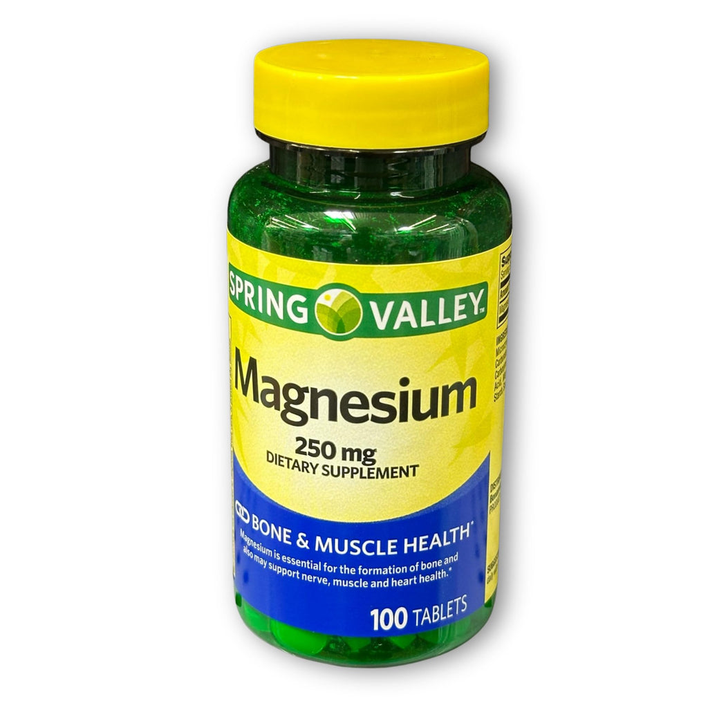 Convenient 100 count magnesium tablets