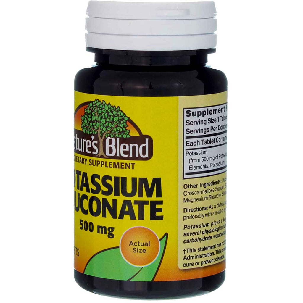 Convenient 100 count potassium tablets