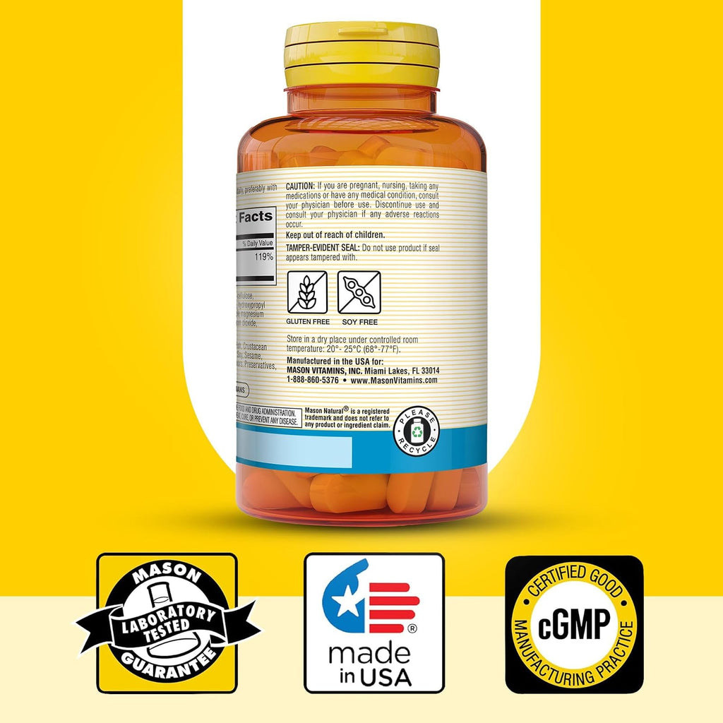 Convenient 100 tablet bottle