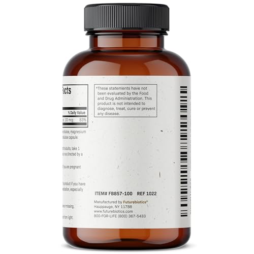 Convenient 100 vegetarian capsules pack