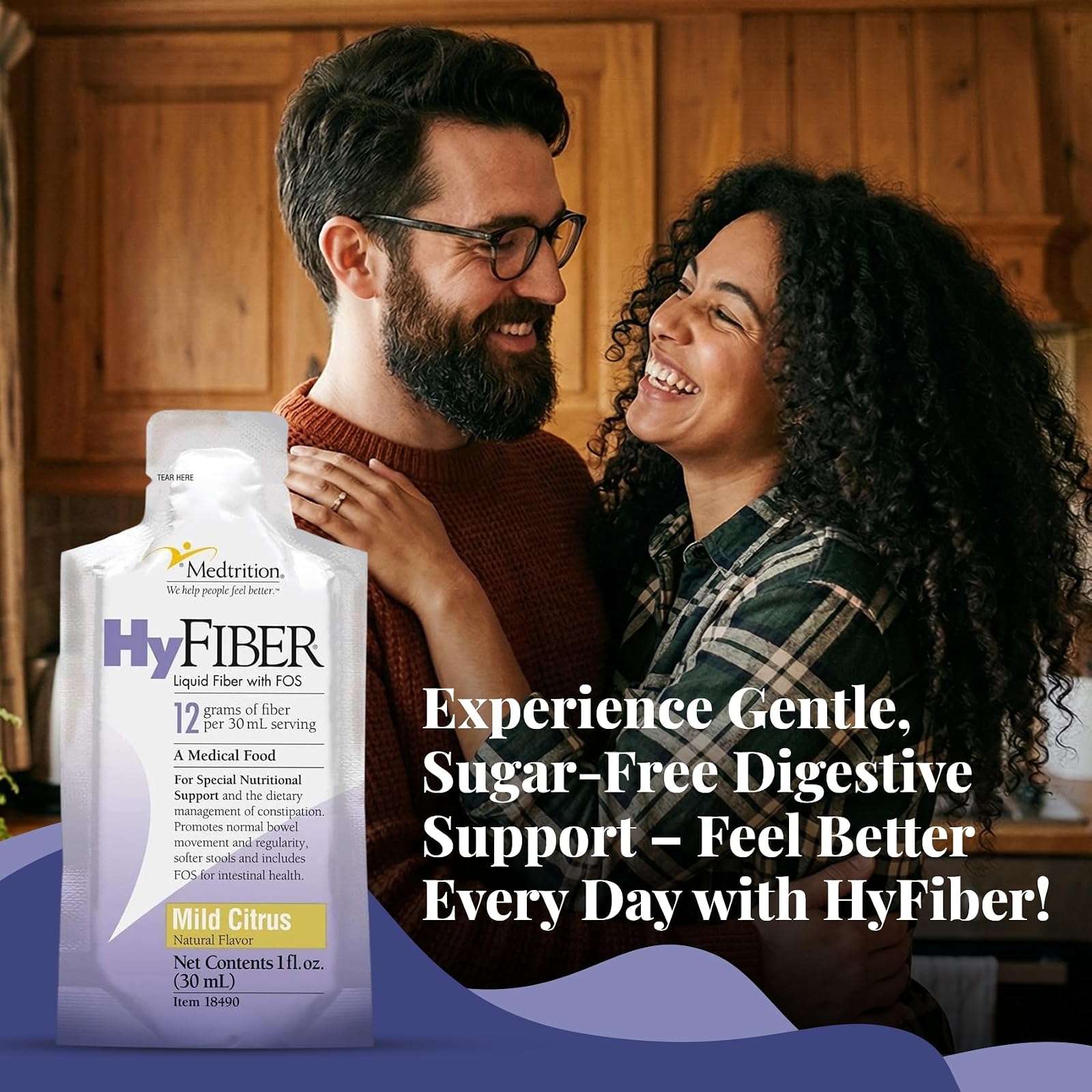 Convenient 12 g fiber servings