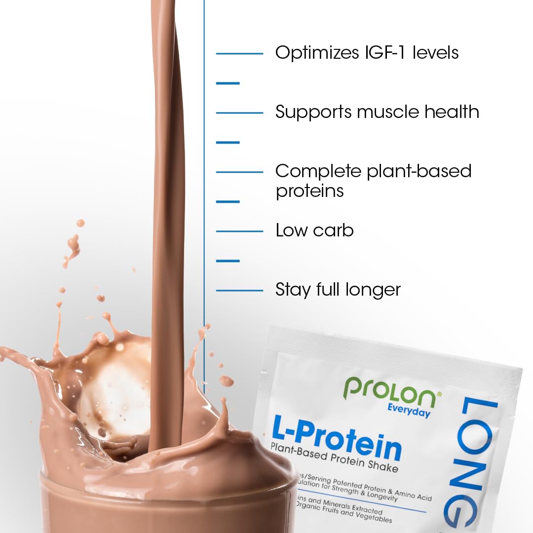convenient 12 packets of protein powder
