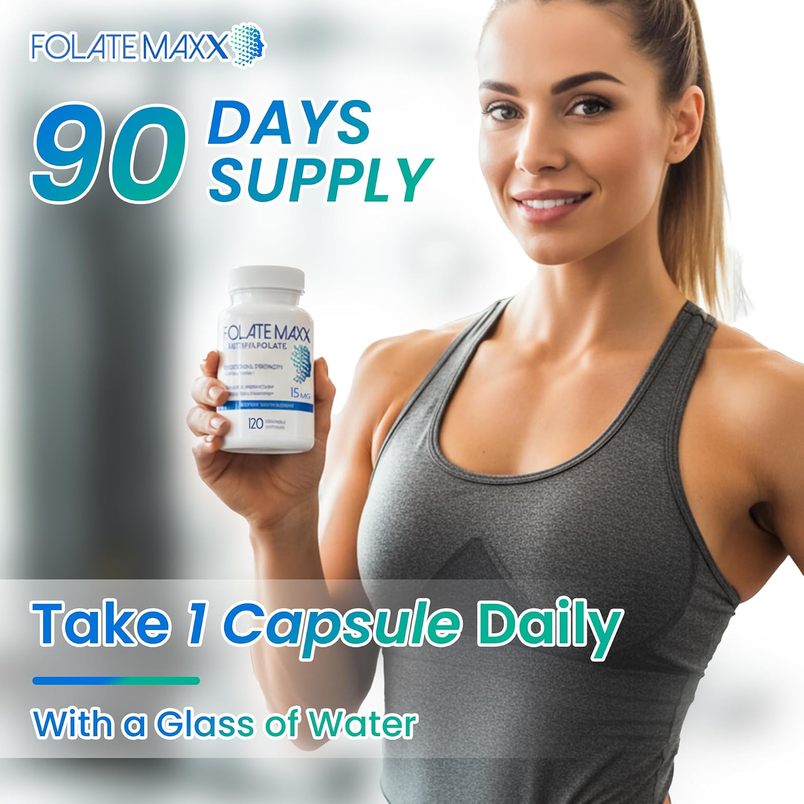 Convenient 120 capsule supply