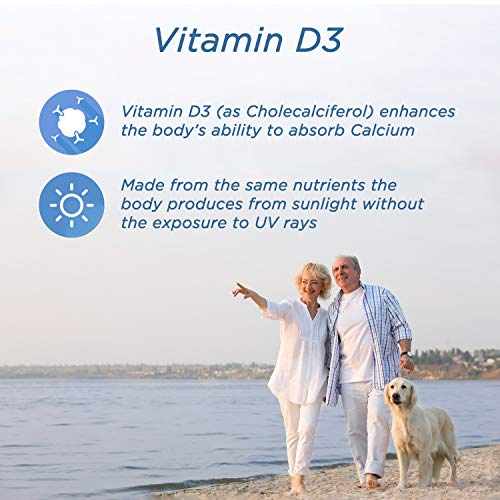 Convenient 120 tablet bottle for calcium intake