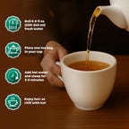 Convenient 120 tea bags package