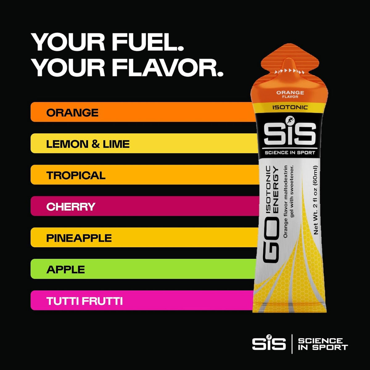 convenient 2 fl oz energy gel