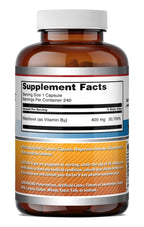 Convenient 240 capsule supply
