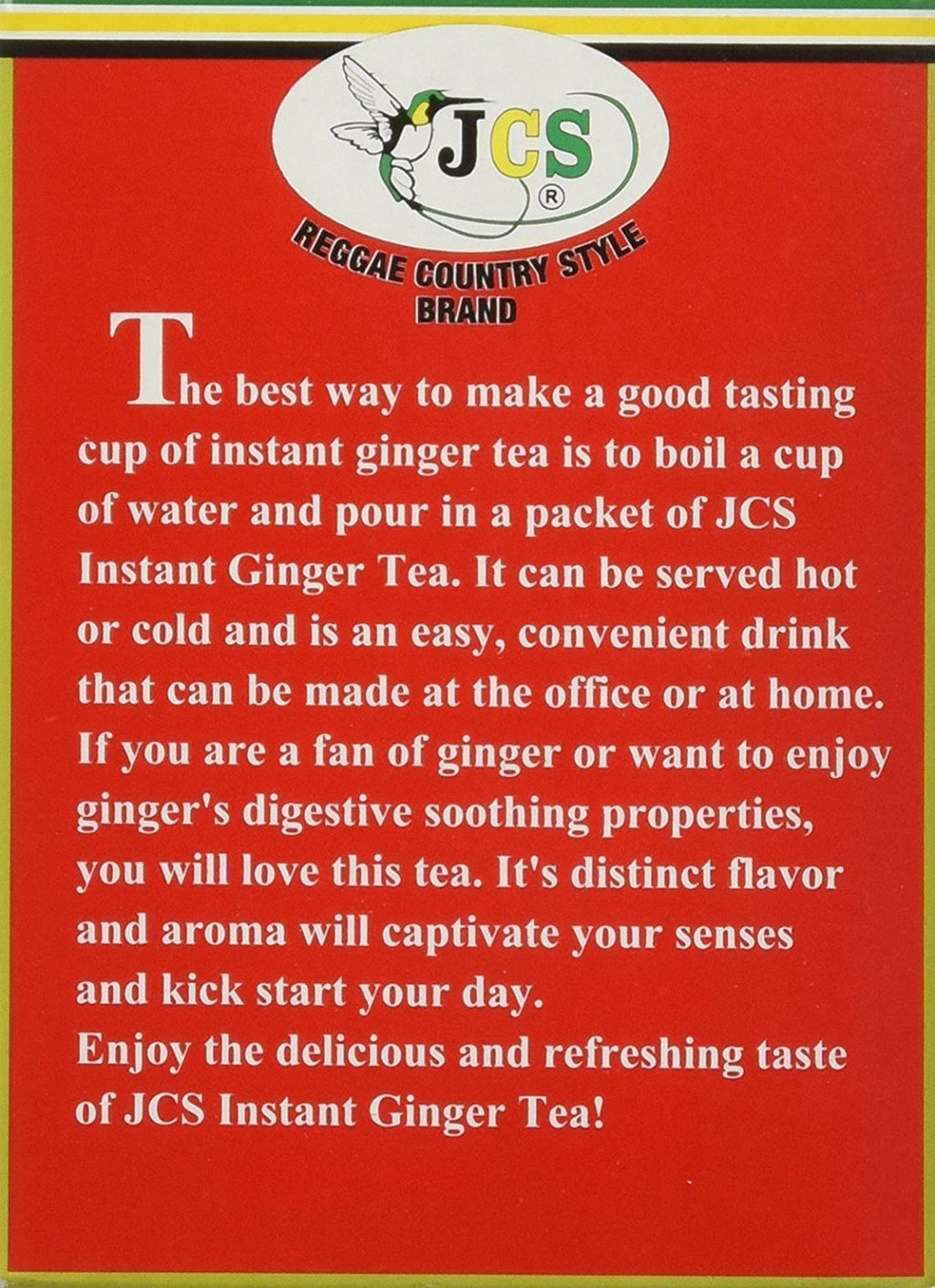 convenient 3 pack ginger tea