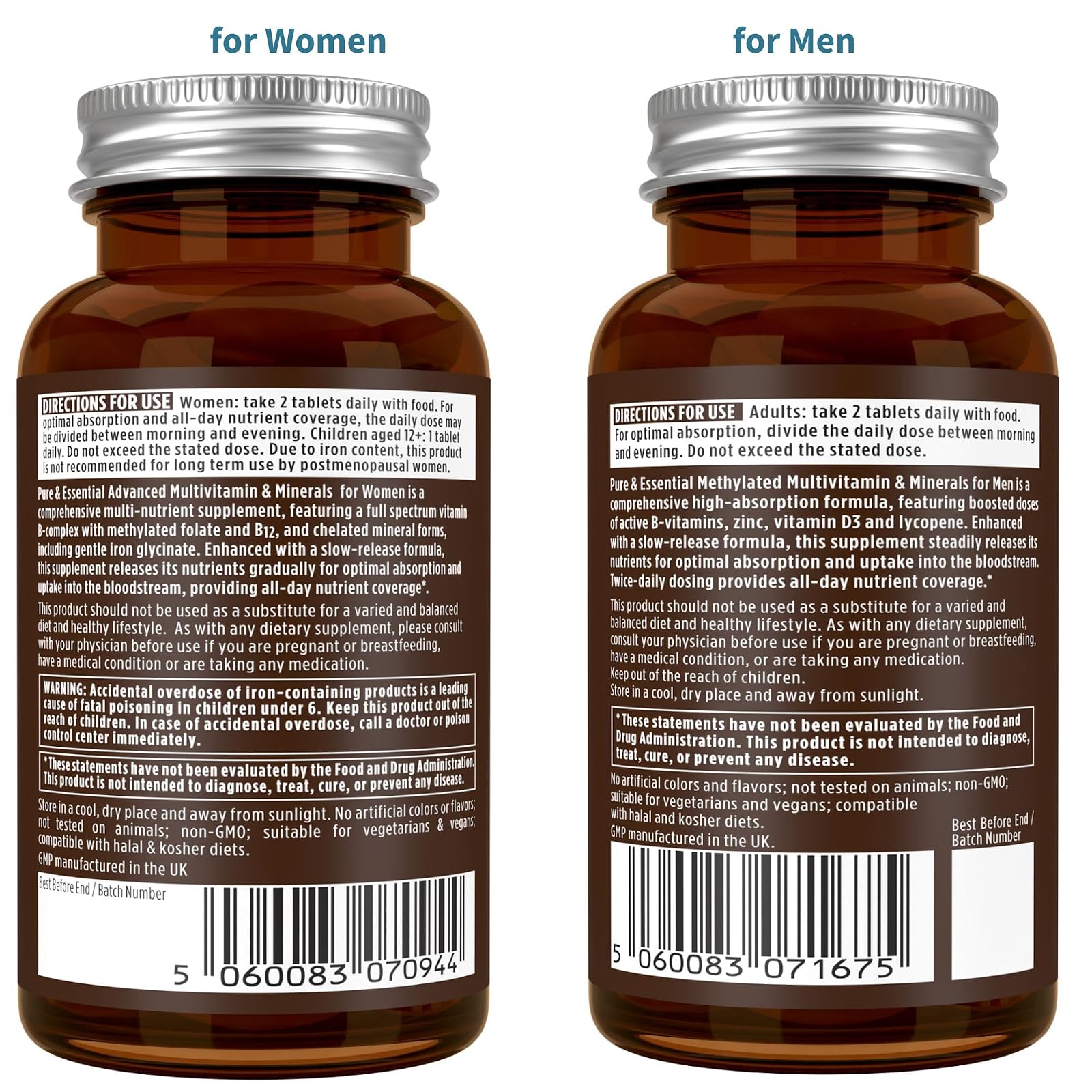 convenient 30 day multivitamin pack