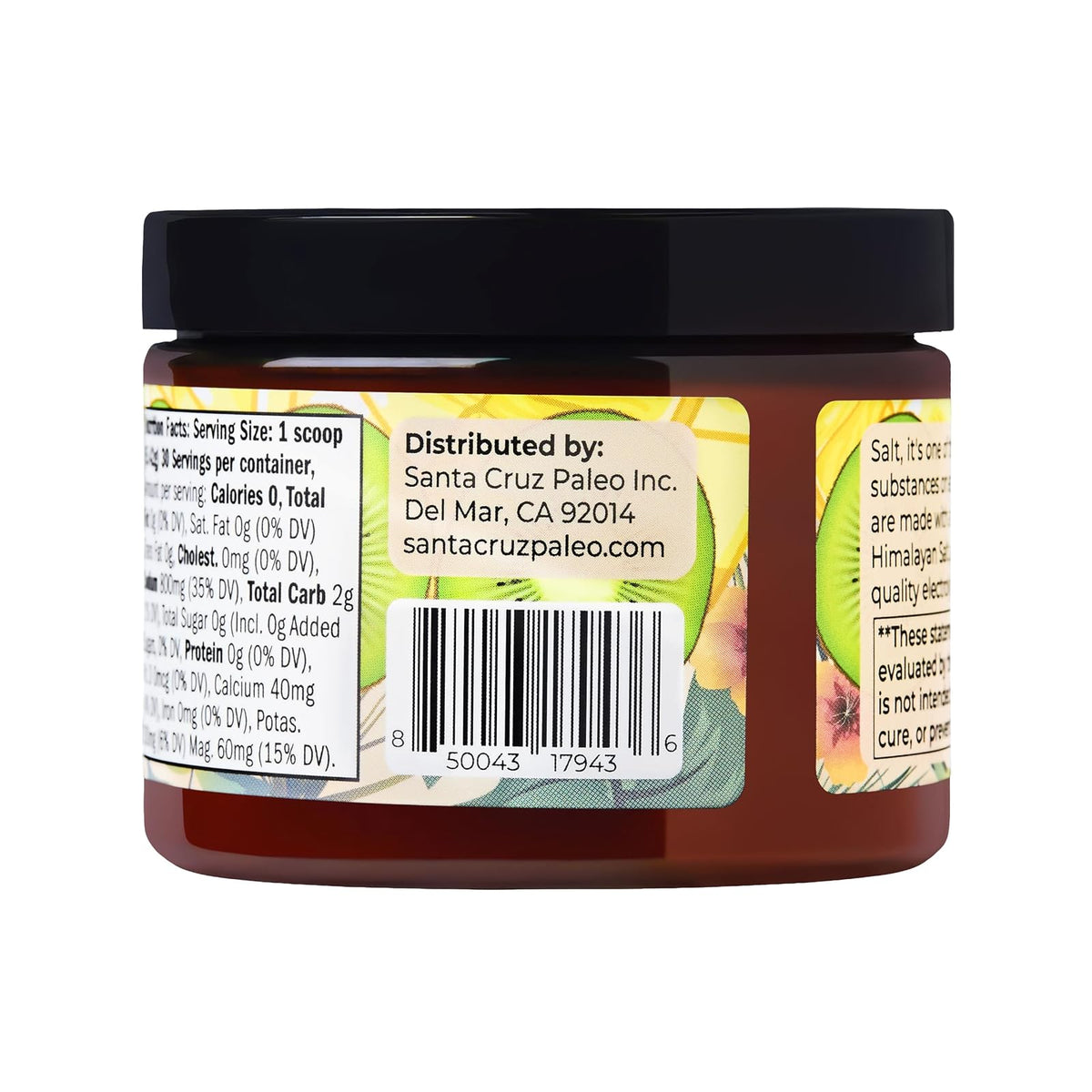 Convenient 30 servings electrolyte supplement
