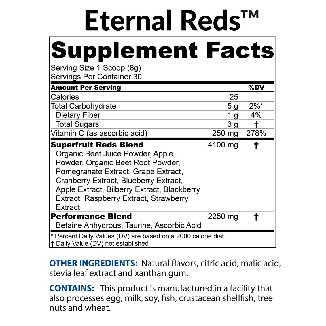 convenient 30 servings of nutrients